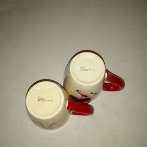 made in china | Dining | Vintage Large Santa Claus Reindeer Mugs | Poshmark